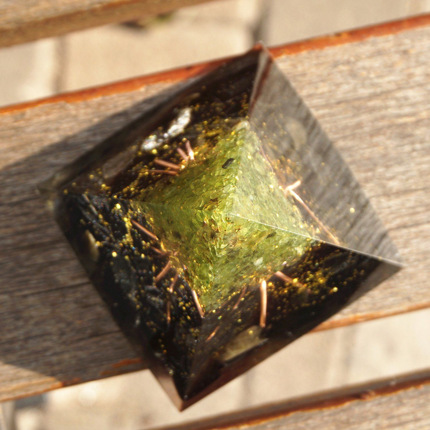 49-Handmade Peridot Tree of Life ORGONITE 'GOOD HEALTH' Pyramid ...