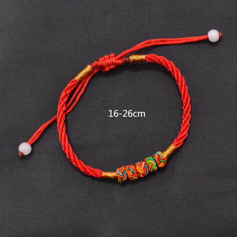 Hand woven Red Rope & Pineapple Knot Good Luck Bracelet – zenheavens